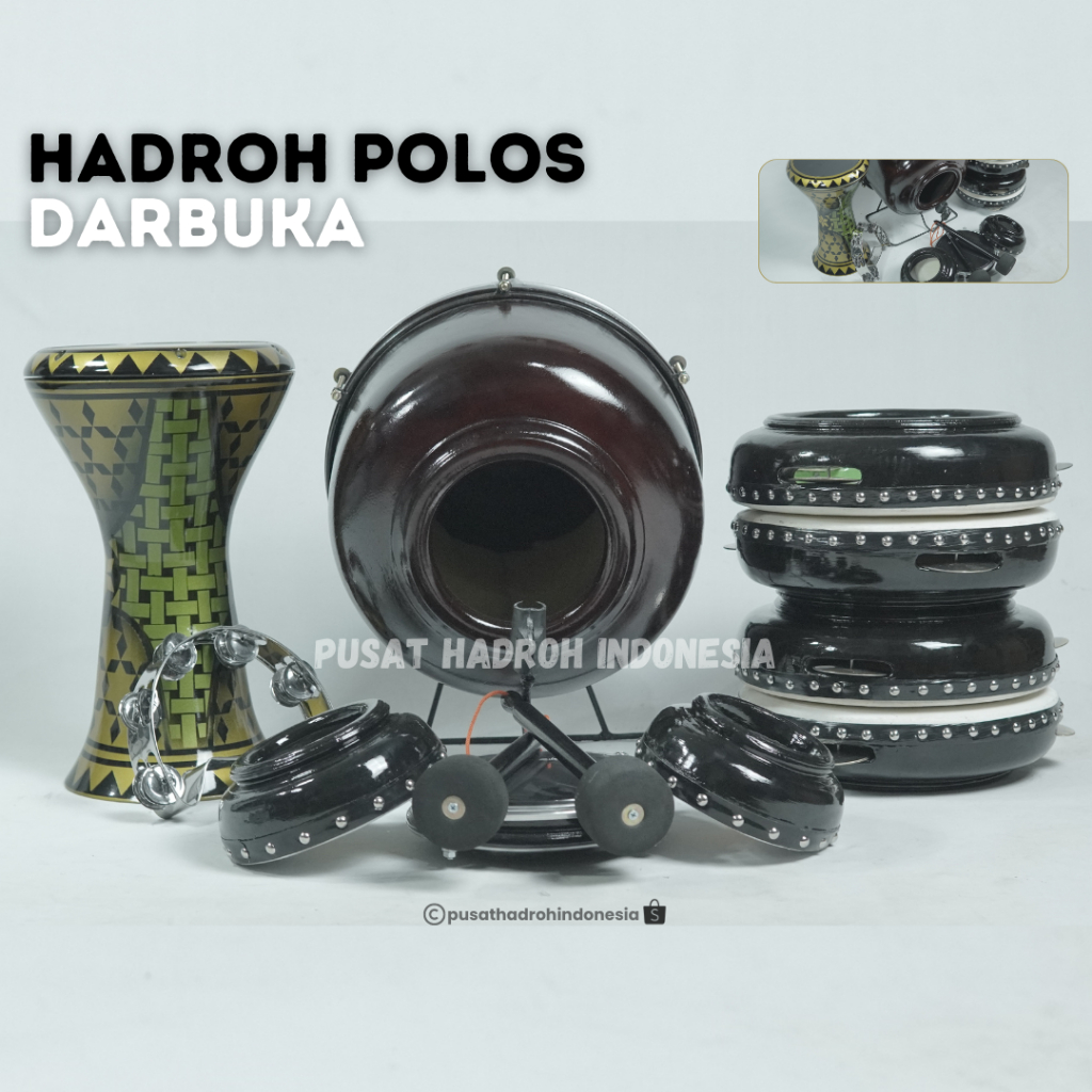 Jual PROMO Rebana Hadroh Jepara Fullset Standard 9 Alat FREE TAS ...