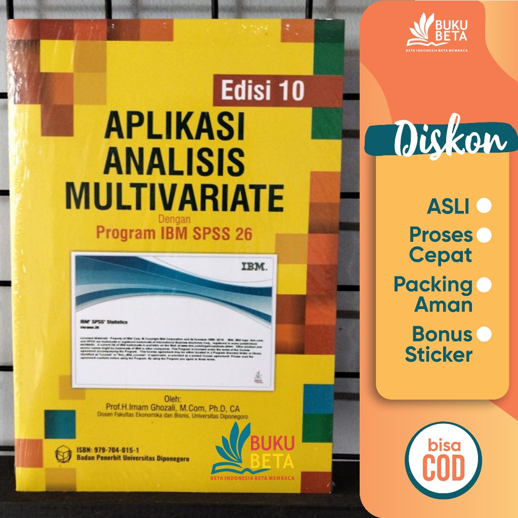 Jual Aplikasi Analisis Multivariate Dengan Program IBM SPSS 26 - Imam Ghozali | Shopee Indonesia