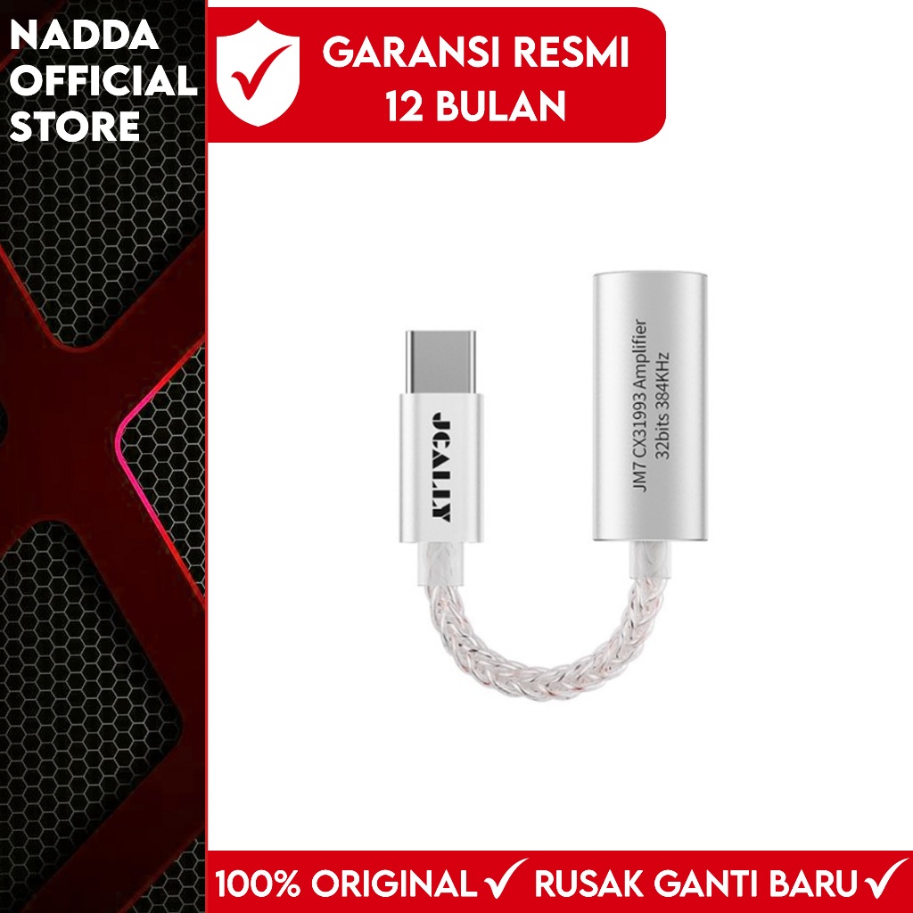 Jual JCALLY JM7 HiRes DAC Adapter Audio CX31993 USB Type C to Jack 3 ...