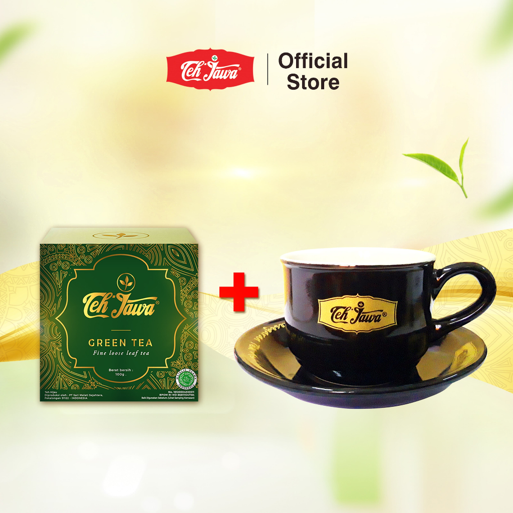 Jual Teh Jawa BKS Green Tea Signature Fine Loose Tea isi 100gr | Shopee ...