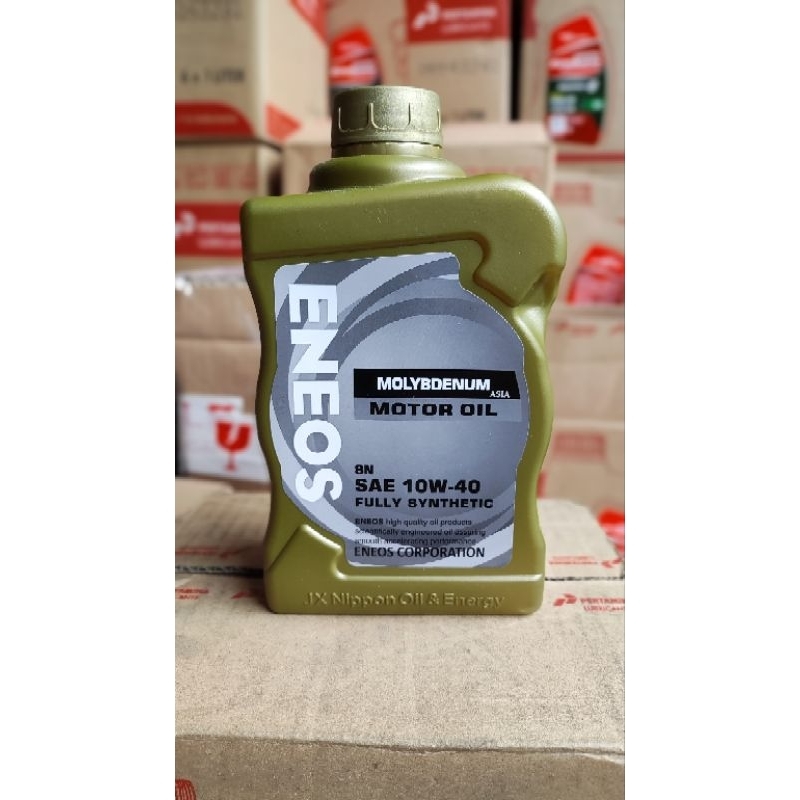 Jual OLI MESIN ENEOS MOLYBDENUM MOTOR OIL SAE 10W-40 (1 Liter) | Shopee Indonesia