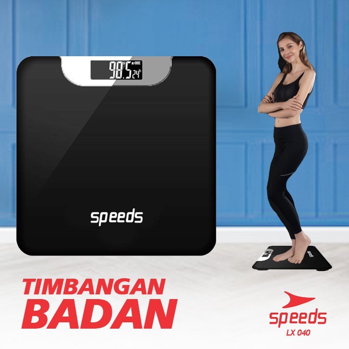 Jual Speeds Timbangan Badan Digital Kaca Alat Ukur Berat Badan 040-8 ...