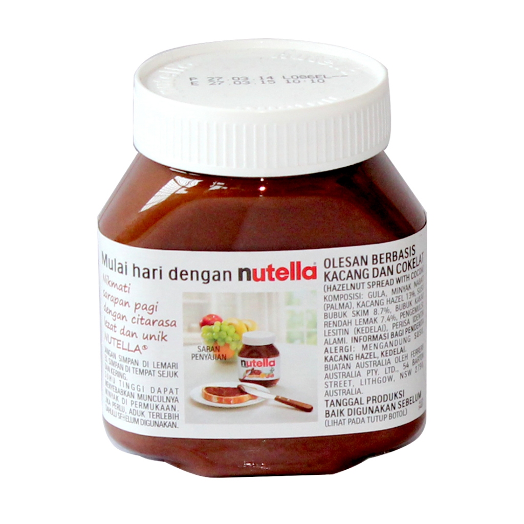 Jual Nutella Jam Spread Hazelnut With Cocoa 200Gram | Shopee Indonesia