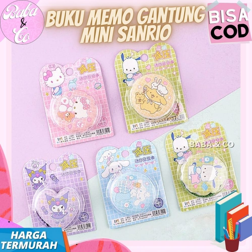 Jual MEMO SANRIO BUKU NOTEBOOK MINI SANRIO MEMO GANTUNG SANRIO LUCU ...