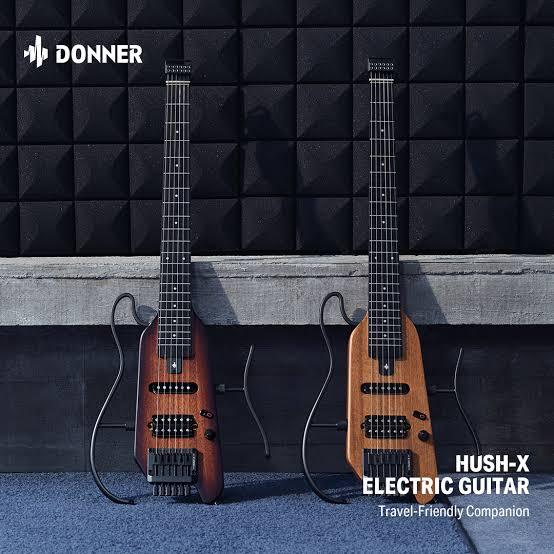 Jual Donner Hush-X Silent Electric Guitar | Shopee Indonesia