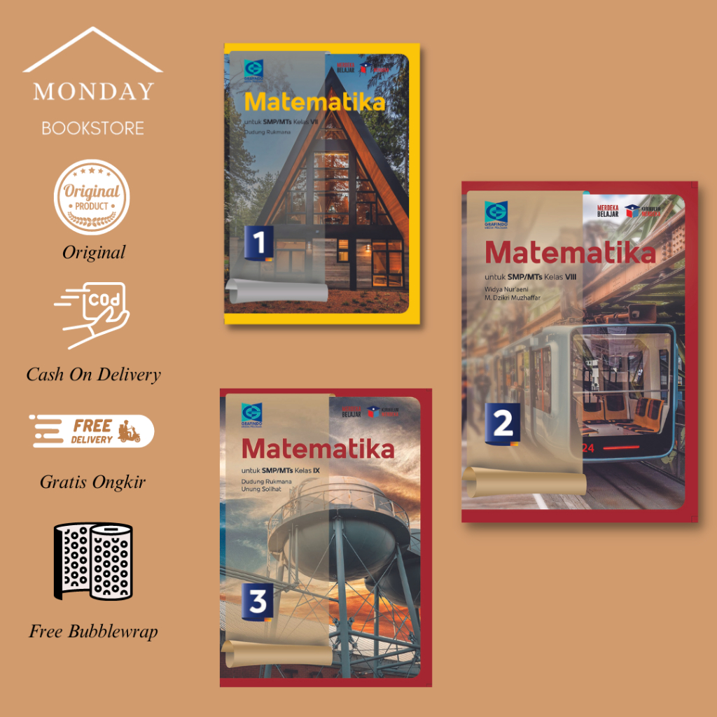 Jual GRAFINDO SMP - Matematika untuk SMP/MTs Kelas 7,8,9 Kurikulum Merdeka | Shopee Indonesia