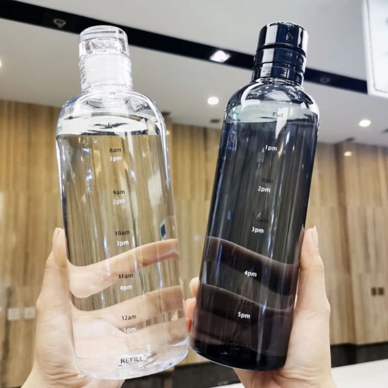 Jual Botol Minum Plastik Viral Aesthetic Ukuran Besar 750ml Botol ...