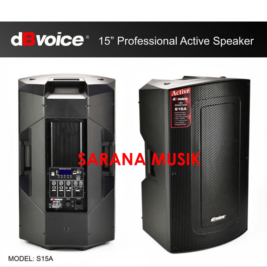 Jual Speaker Aktif dB Voice S15A S-15A DBVOICE S 15 A Active Speaker 15 Inch Original | Shopee ...