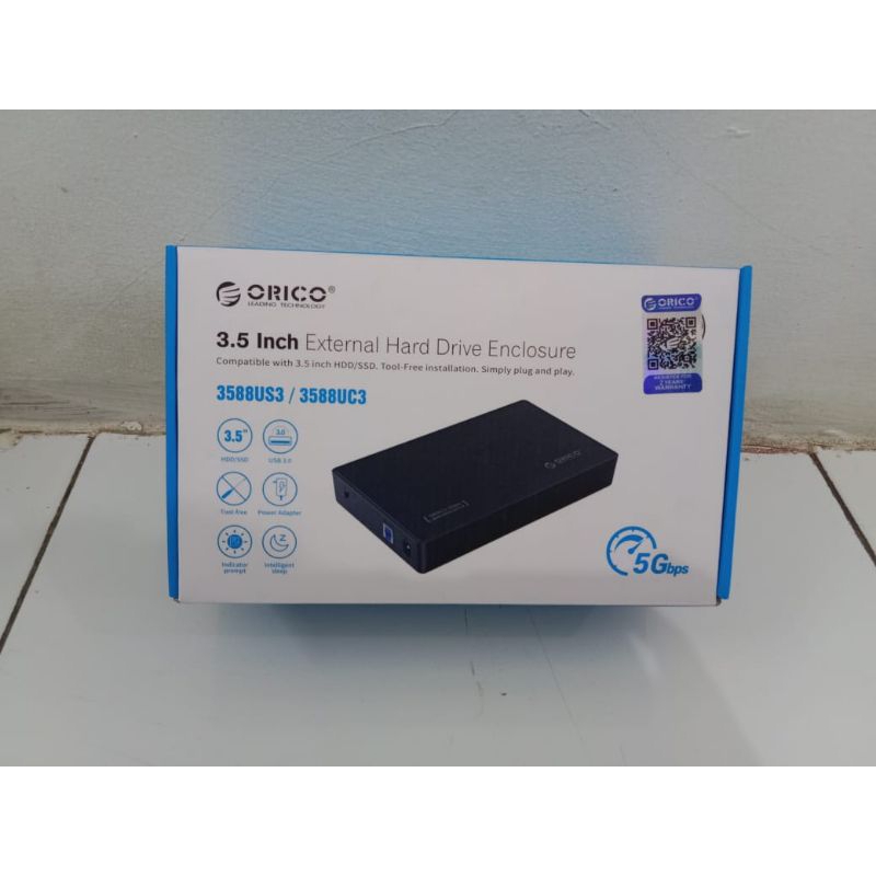 Jual Casing Hardisk PC 3.5 inch,Orico 3588US3/UC3 (HDD/SSD,type-c) | Shopee Indonesia
