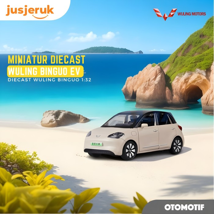 Jual Wuling Binguo ev Miniatur diecast wuling binguo ev super detail ...