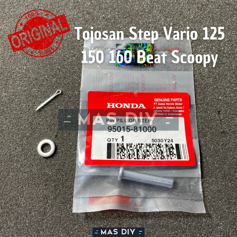 Jual Satuan Set Tojosan Pin Pillion Step Honda Vario 125 150 160 Beat ...