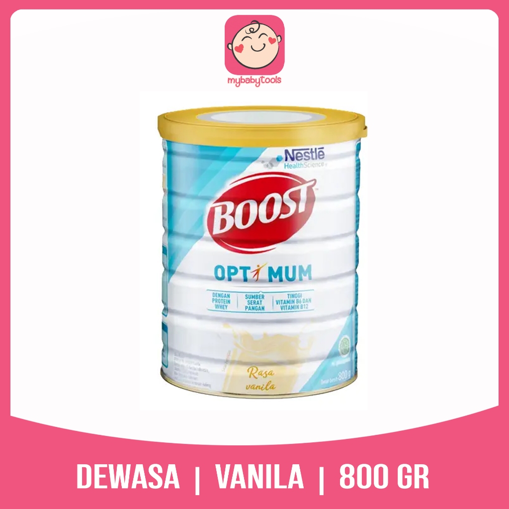 Jual NESTLE BOOST Optimum Susu Nutrisi Vanila Dewasa dan Lansia 800gr | Shopee Indonesia