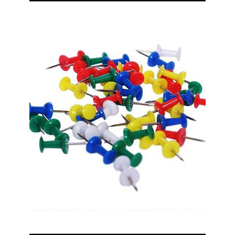 Jual Bazic - Push Pin Mading / Paku Mading 50pcs | Shopee Indonesia