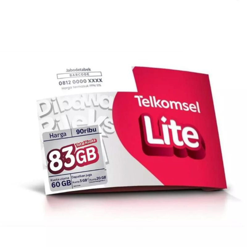 Jual PERDANA TELKOMSEL 6GB 15GB 60GB | BYU 7GB NASIONAL | KARTU DATA ...