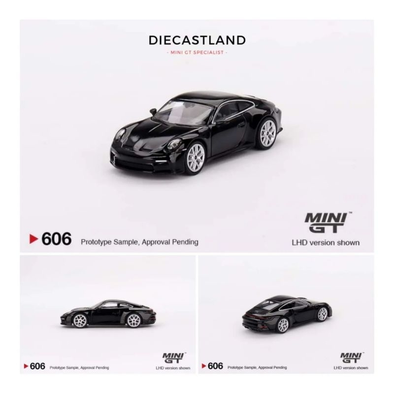 Jual Mini GT #606 Porsche 911 (992) GT3 Touring Black MGT00606 MiniGT ...