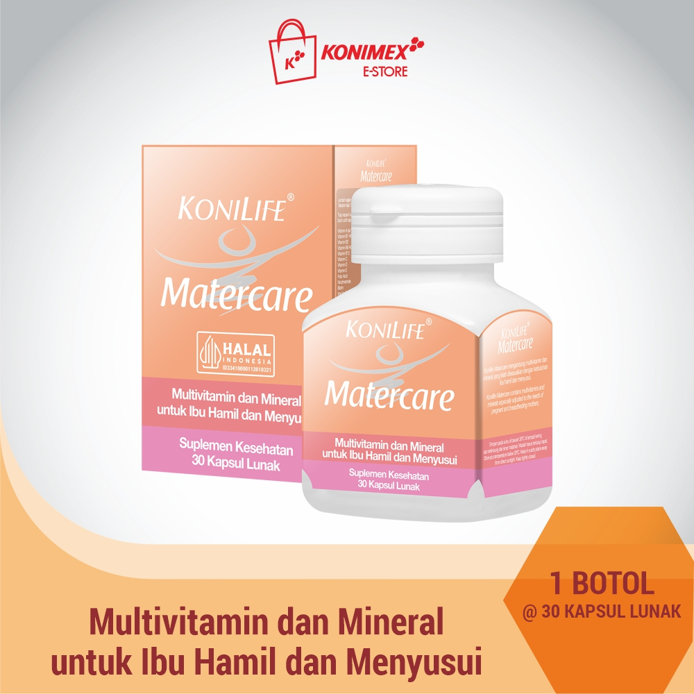 Jual Konilife Matercare 30 kapsul Multivitamin & Mineral untuk Ibu Hamil | Shopee Indonesia
