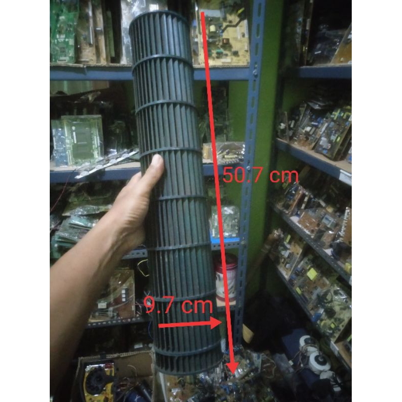 Jual blower fan indoor AC panjang 50.7 cm diameter 9.7 cm original ...