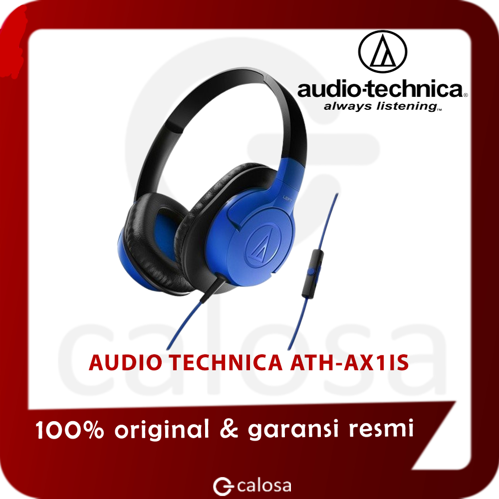 Jual Headphone Audio Technica AX1iS Wired SonicFuel Over-ear ATH-AX1iS ...