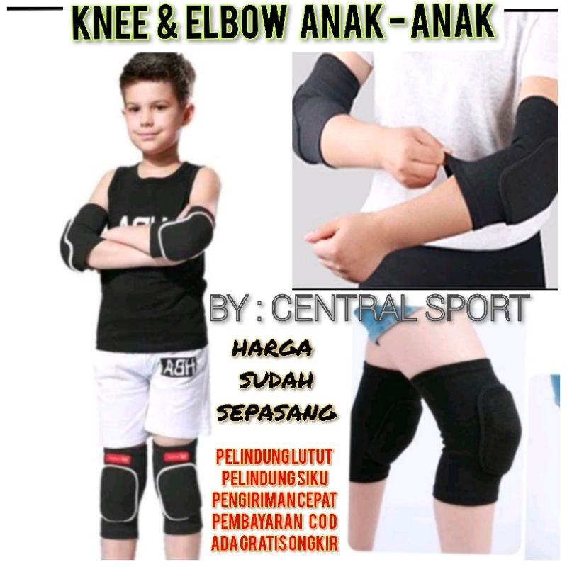 Jual Knee pad Deker Decker Elbow pad ANAK-ANAK Busa Pelindung Lutut ...