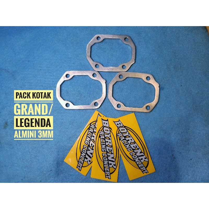 Jual PACK PACKING TUTUP CYLINDER HEAD KOTAK TEBAL 2mm 3mm HONDA GRAND ...
