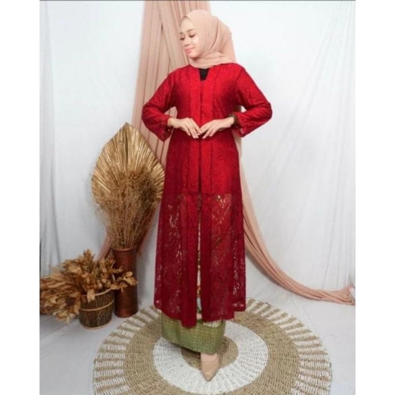 Jual Bigair fashion kebaya Kartini kebaya Long brukat floy Setelan ...