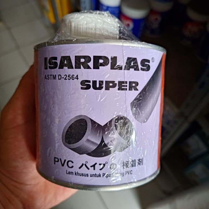 Jual Lem Pipa PVC ISARPLAS Lem FOX Kaleng 400g ORIGINAL | Shopee Indonesia