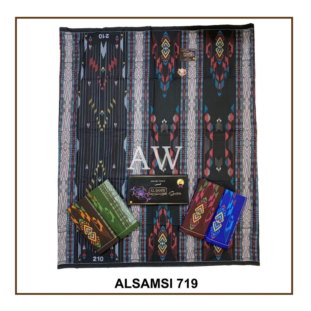 Jual Sarung Tenun Pria AL SAMSI Signature Dus - GROSIR 10pcs | Shopee ...