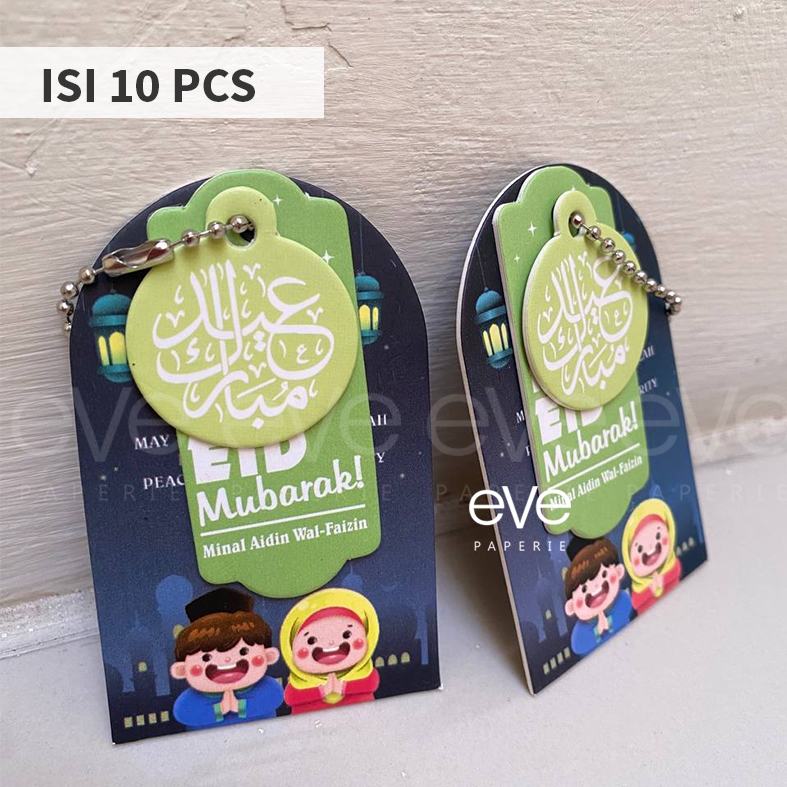 Jual 10 PCS Tag Tebal Lebaran | Tag Lebaran Premium | Hang Tag Eid ...
