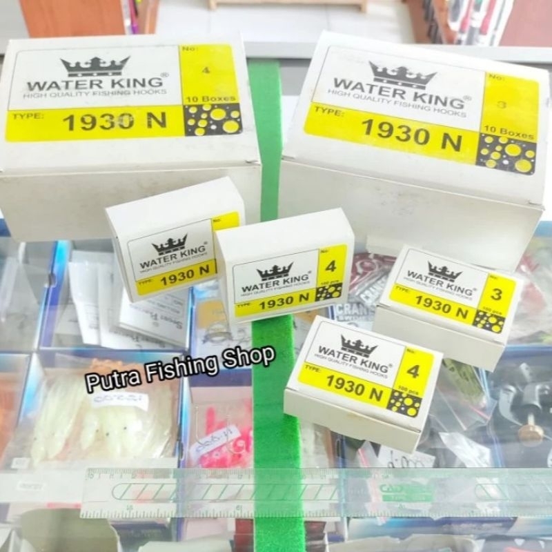 Jual Mata Kail Pancing Putih isi 100pcs Water King 1930N - Kail Pancing Putih Leher Panjang ...