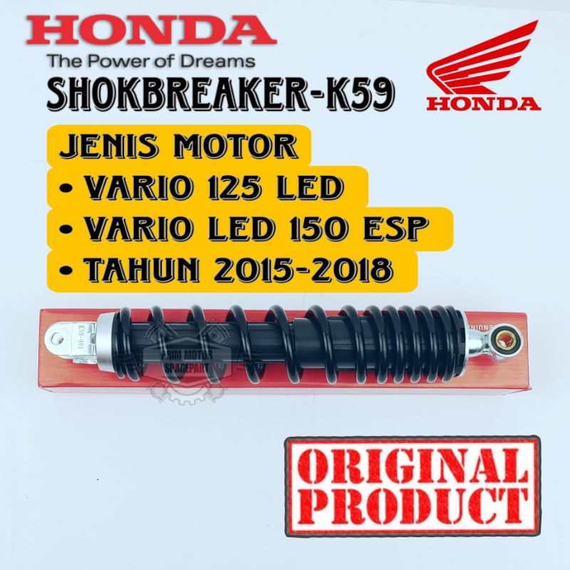 Jual SHOCKBREAKER ORIGINAL HONDA AHM SHOK BELAKANG VARIO 125 LED, VARIO 150 LED FI CBS OLD ...