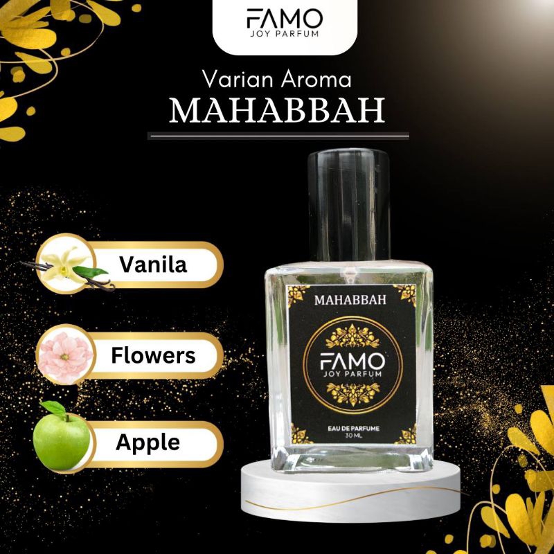 Jual Parfum Mahabbah untuk ibadah tahan lama dan wangi khas Famo Series ...