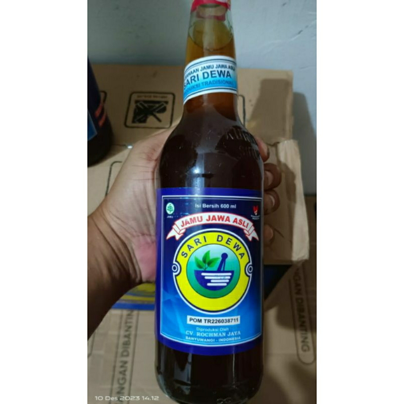 Jual Jamu Jawa Asli Cap Sari Dewa 600 ml - Rasa manis - Pahit ...