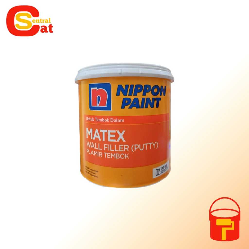 Jual PLAMIR TEMBOK MATEX NIPPON PAINT SUPER WHITE 1 KG | Shopee Indonesia