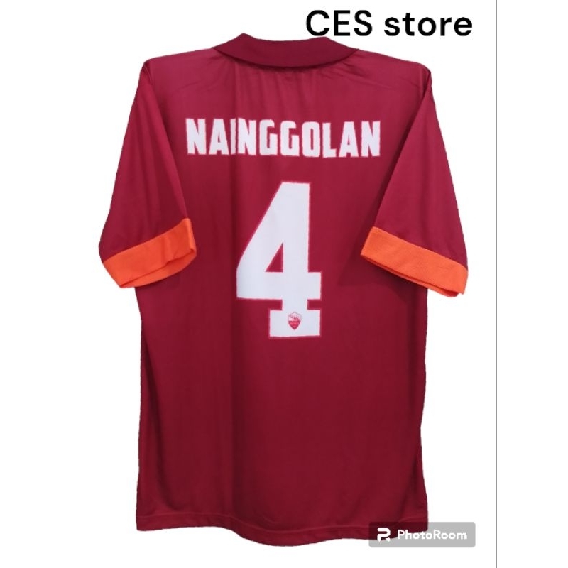 Jual jersey baju bola retro sport as Roma home nainggolan | Shopee ...