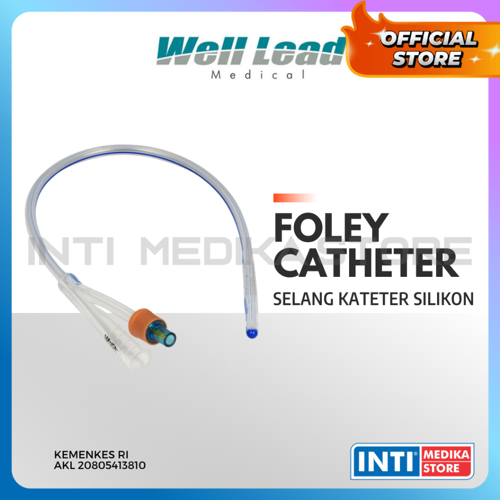 Jual WELL LEAD - Foley Catheter Silicone | Folley Selang Kateter ...