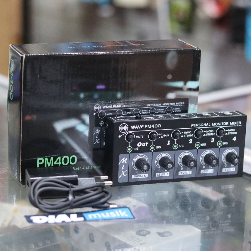 Jual Wave Audio PM400 - 4 Channel Personal Mixer Monitor / PM-400 / PM ...