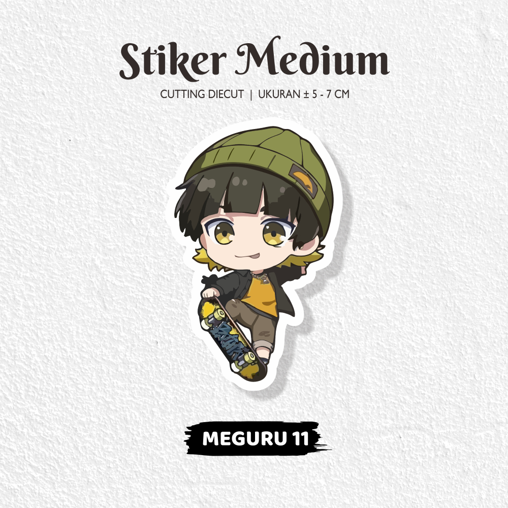 Jual [ VINYL & CHROMO 7 CM] cetak stiker anime /STIKER MURAH TEMA BLUE ...