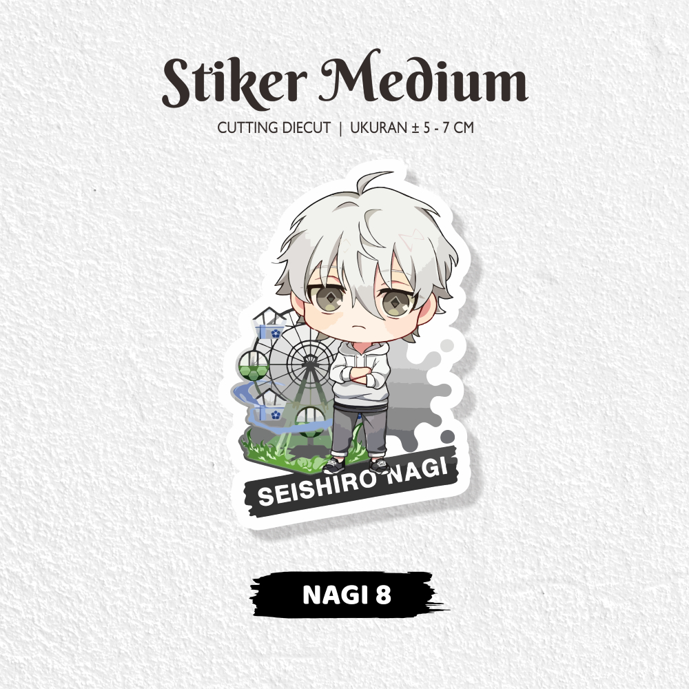 Jual [ VINYL & CHROMO 7 CM] cetak stiker anime /STIKER MURAH TEMA BLUE ...