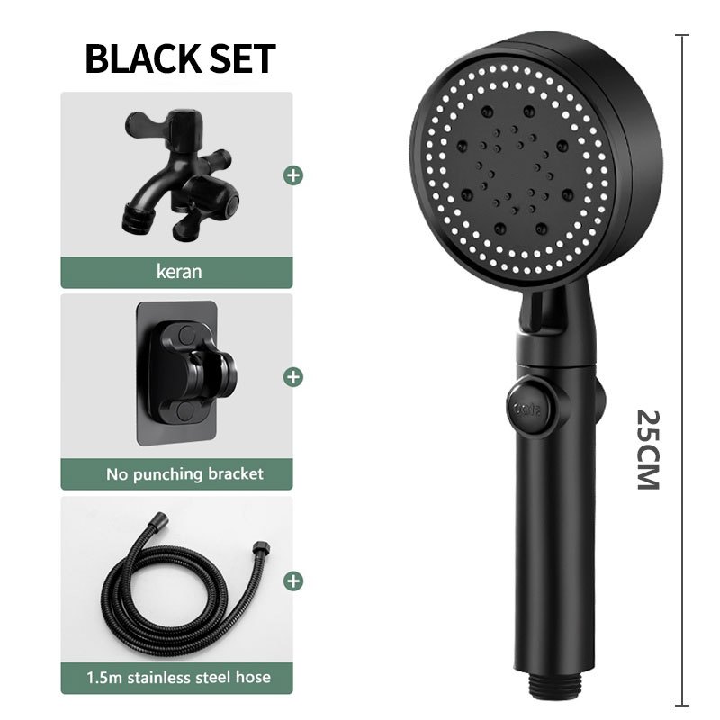 Jual Kepala Shower Mandi Premium Portabel dengan Selang Shower Kamar Mandi Portabel Dapat ...