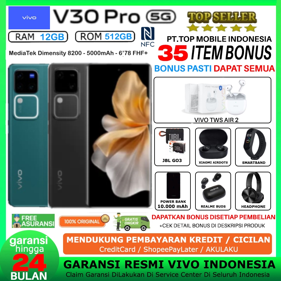 Jual VIVO V30 PRO 5G | V30 5G | V30e 12/512 8/256 8/128 GB RAM 12GB 8GB ...