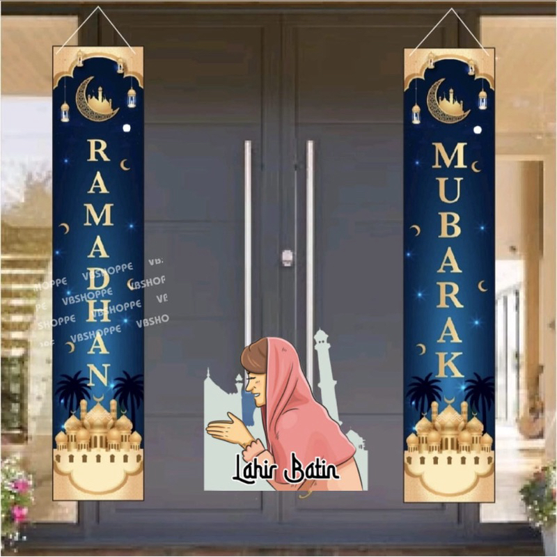 Jual SUPER JUMBO BANNER DEKORASI EID MUBARAK MARHABAN RAMADHAN KAREEM ...