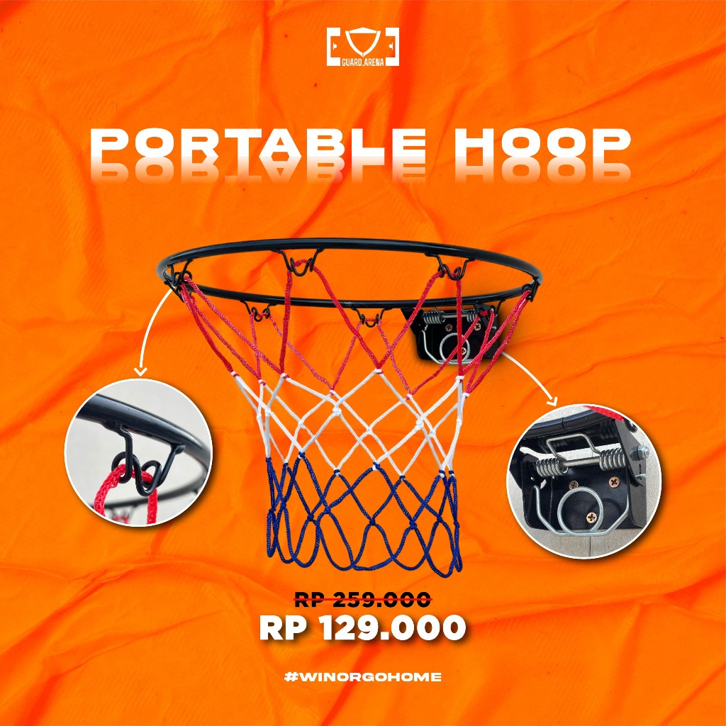 Jual RING BASKET PORTABLE HOOP / RING BASKET DINDING | Shopee Indonesia