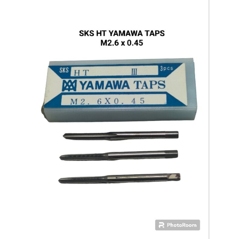 Jual Hand Tap Yamawa M2,6x0,45 SKS Set isi 3pcs MADE IN JAPAN | Shopee Indonesia