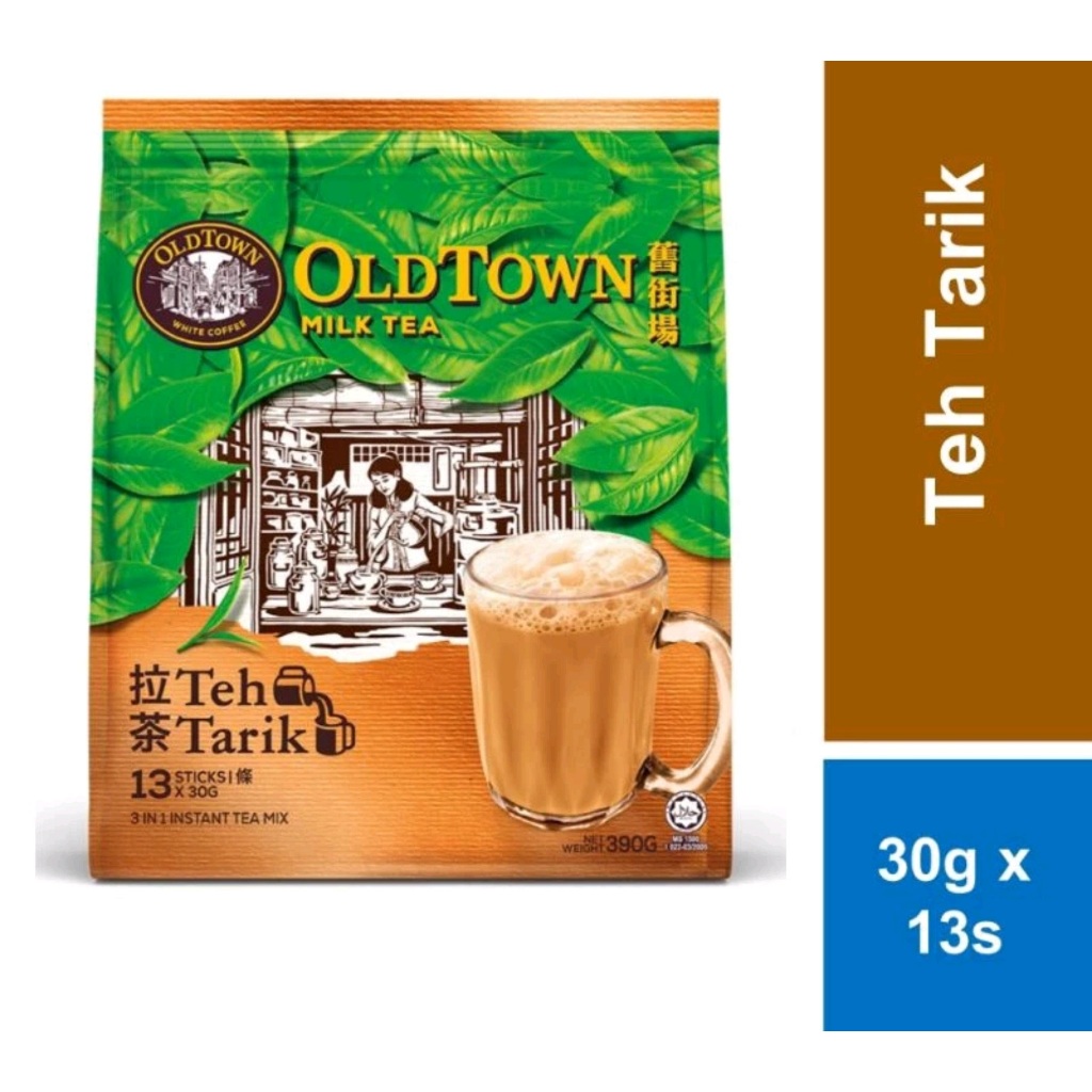 Jual OLDTOWN Instant 3in1 Premix Teh Tarik Malaysia (30g x 13 sachet ...