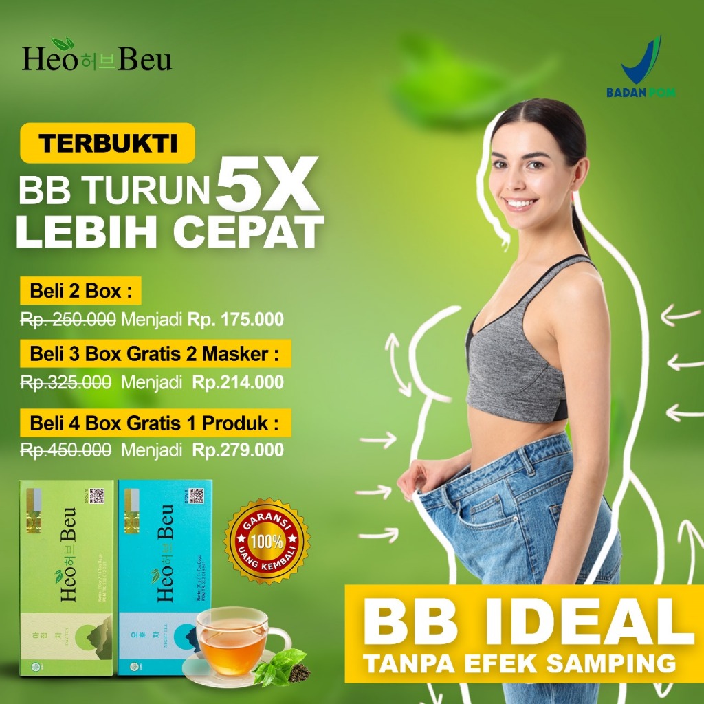 Jual Heo Beu Teh Pelangsing Slimming Tea 14 Hari Pagi Malam | Shopee ...