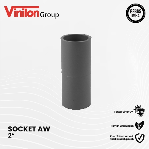 Jual Socket PVC AW 2 Inch Vinilon | Shopee Indonesia