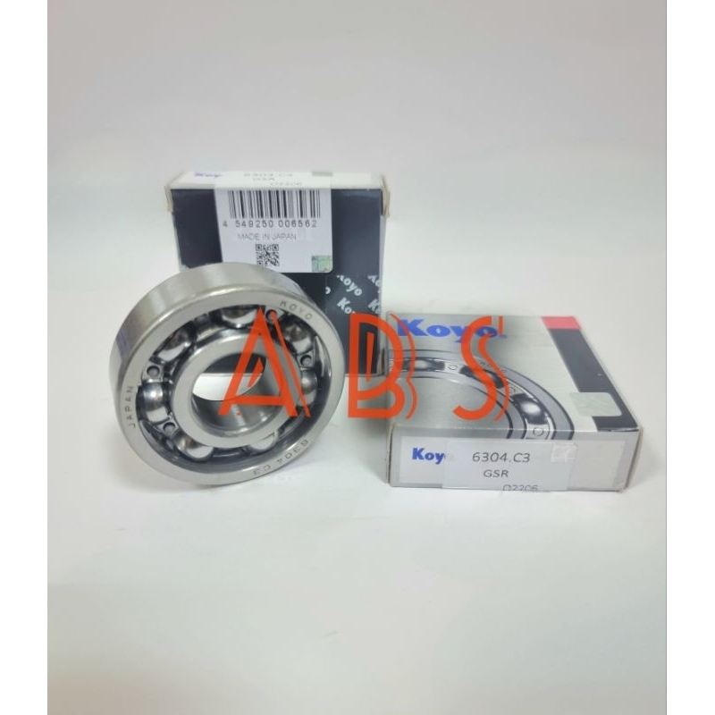 Jual BEARING/KLAHAR 6304 CM/C3 KOYO OPEN 20x52x15MM | Shopee Indonesia