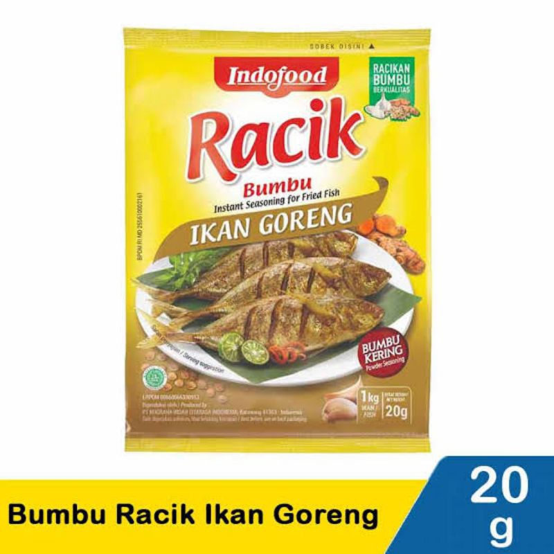 Jual Indofood racik bumbu racik tempe racik ayam goreng racik ikan ...