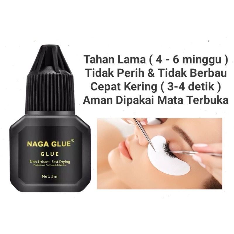 Jual Lem Nagaraku Lem Eyelash Extension Tahan Lama dan Tidak Pedih ...