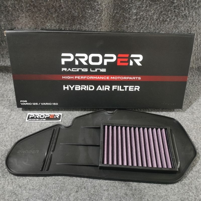 Jual FILTER UDARA PROPER BUAT VARIO 125 / VARIO 150 / PCX CBU | Shopee ...